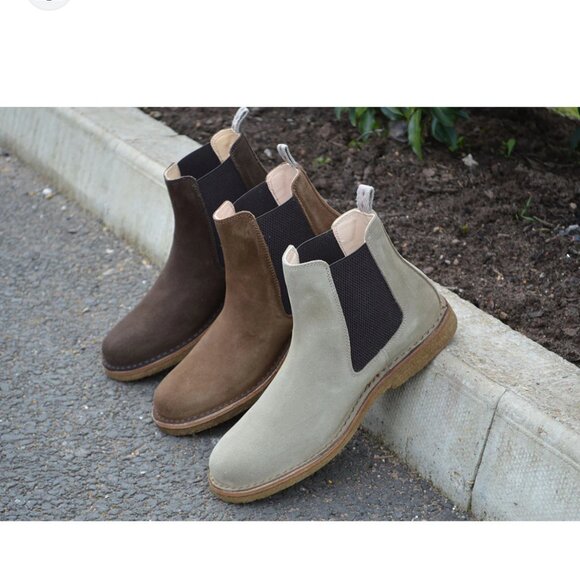 astroflex | Shoes | New Astroflex Bitflex Suede Leather Chelsea Boots ...
